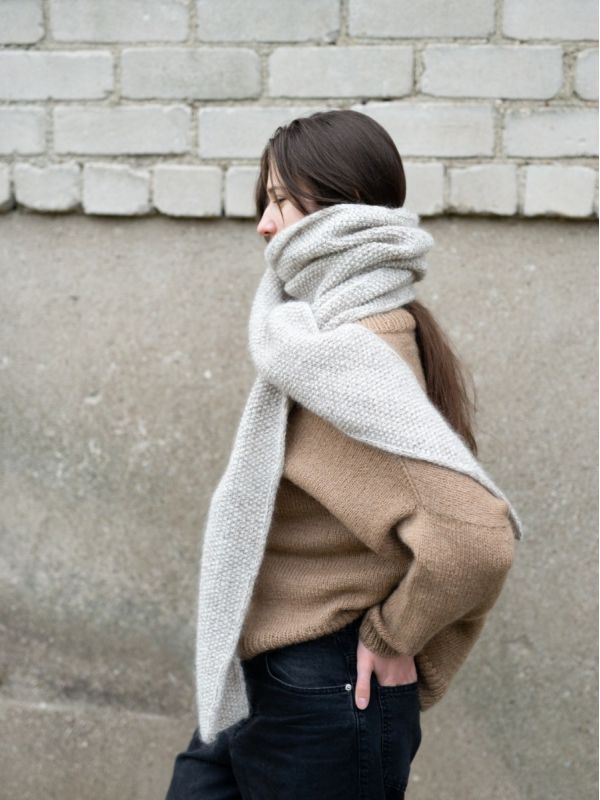 Knitting pattern for the Ruke Seed scarf