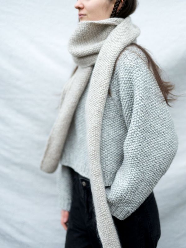 Knitting pattern for the Ruke Seed scarf