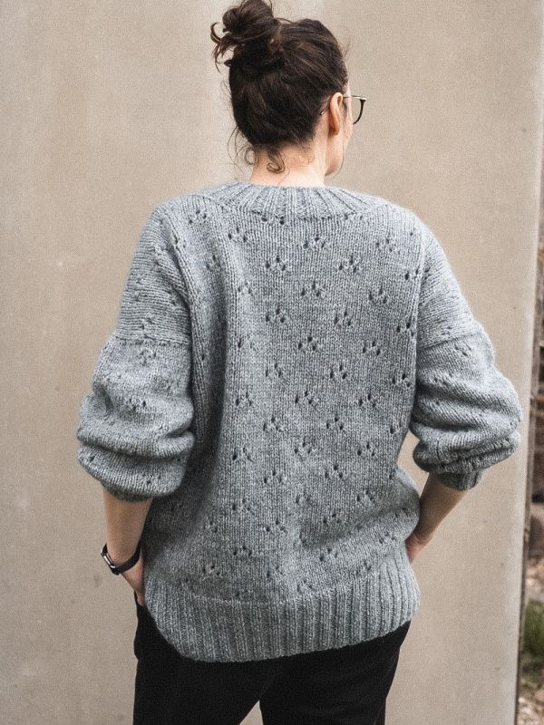 PRINTED Knitting pattern for Ruke Boxy sweater
