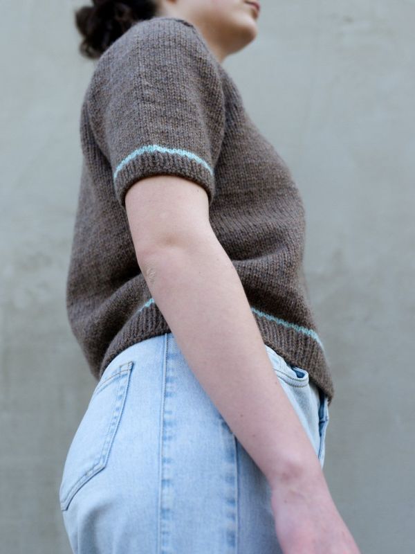 Knitting pattern for the Ruke Amelie blouse